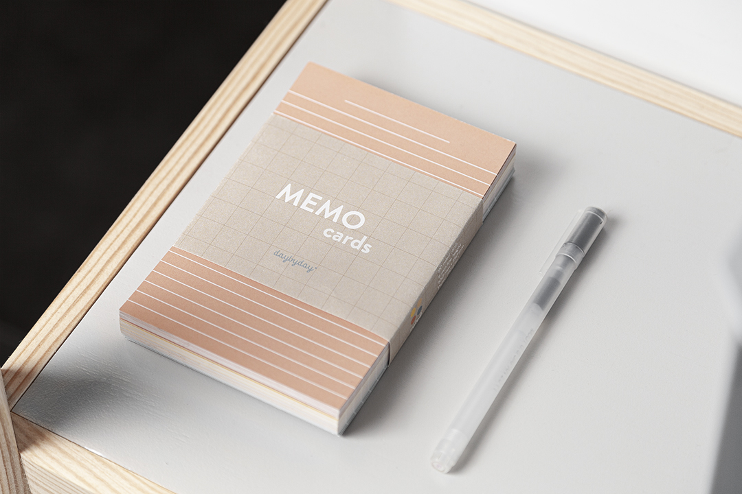 Memo Cards - Pack 80 Cards/4 Colors (squared) | Edicare